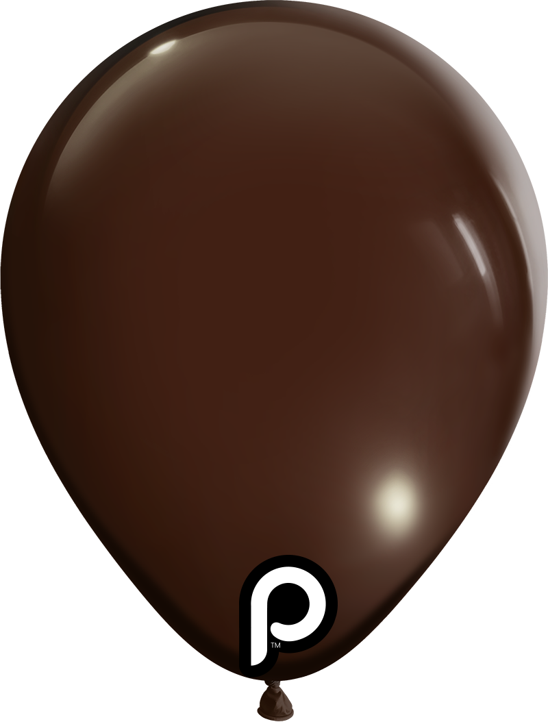 5" Prima Espresso Latex Balloons 100 Per Pack