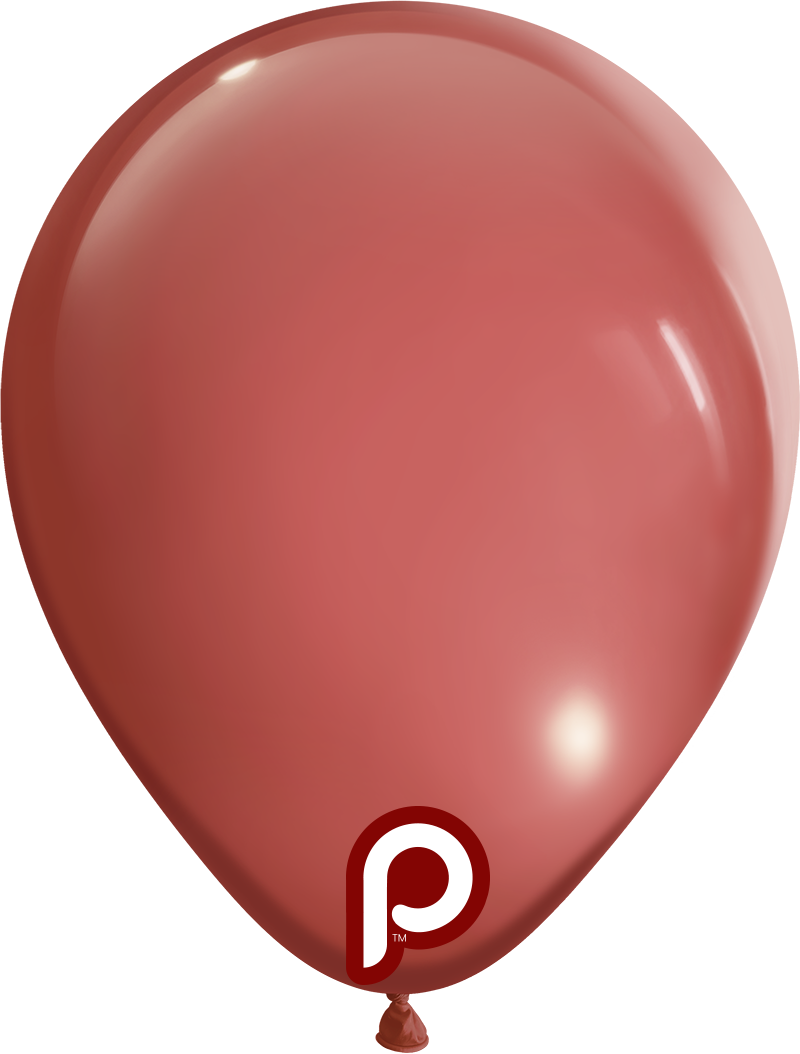 5" Prima French Rose Latex Balloons 100 Per Pack