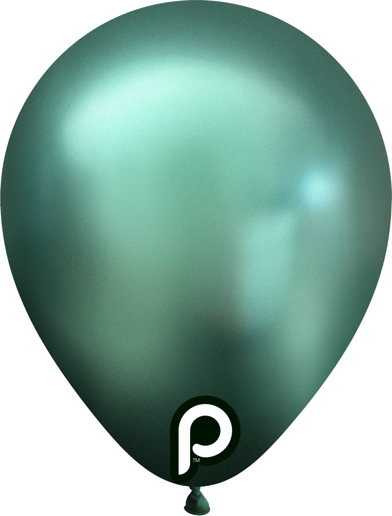 5" Prima Glam Green Latex Balloons 100 Per Pack