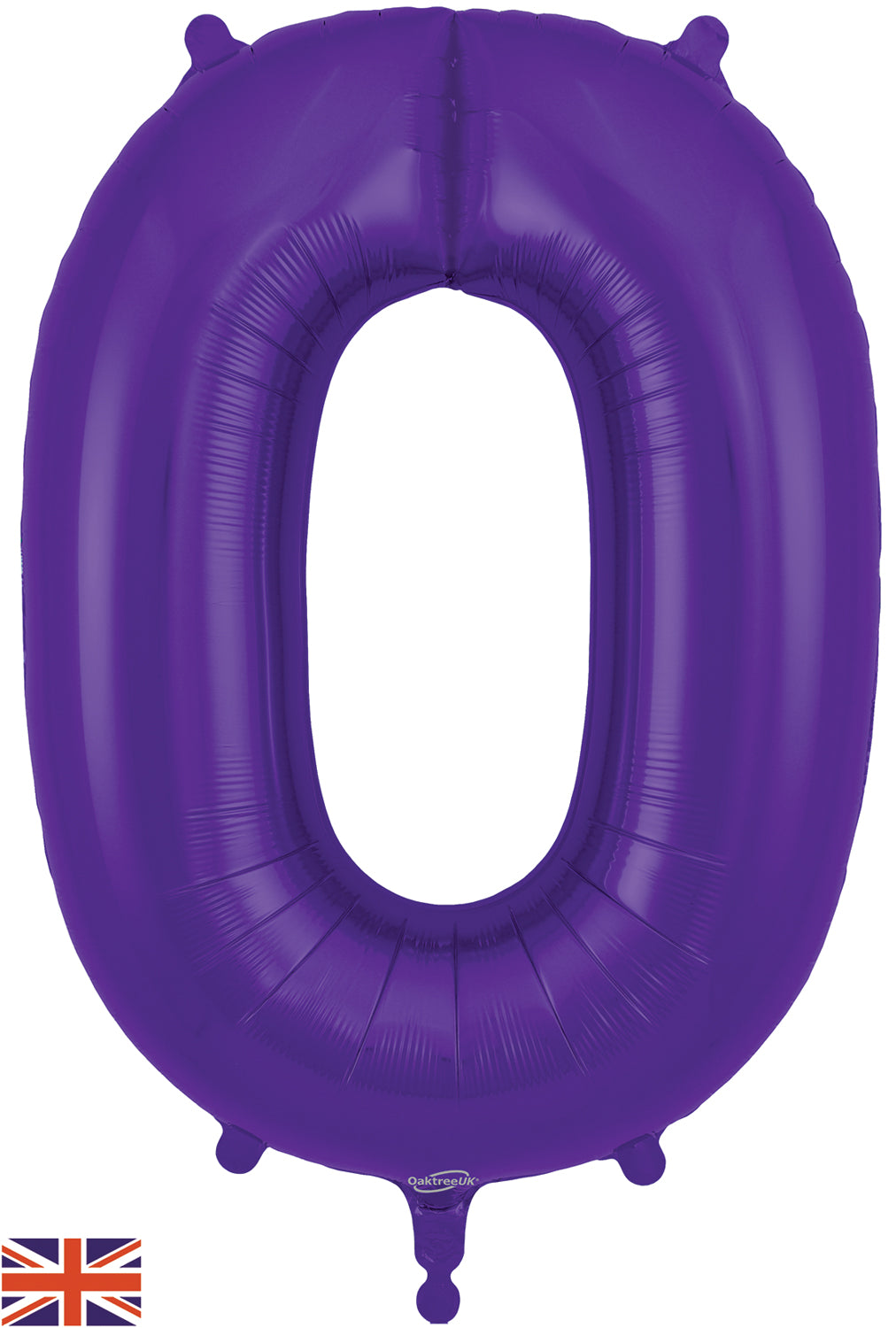 Oaktree Purple Number Foil Balloons