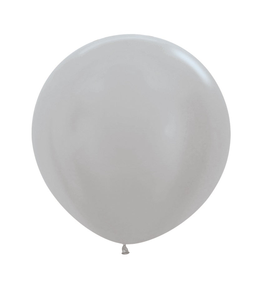 24" Sempertex Silver 481 Latex (3 Per Bag)