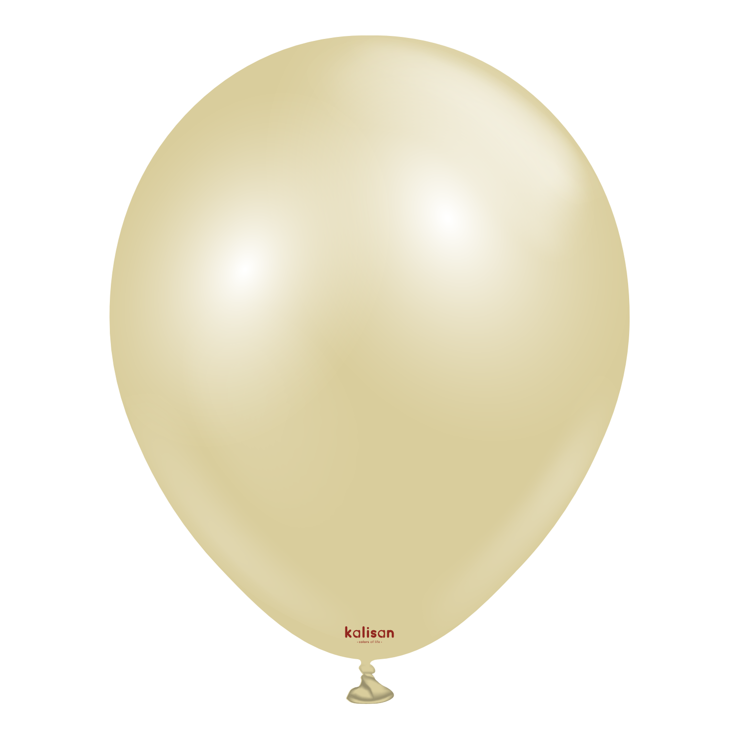 5 Kalisan Aura Antique Gold Latex Balloons 50 Per Pack