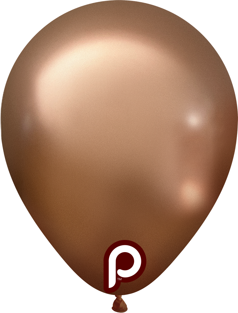 5" Prima Glam Rose Gold Latex Balloons 100 Per Pack