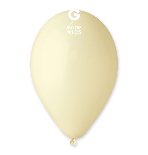 13" Gemar Yellow #002 Latex Balloons Ireland