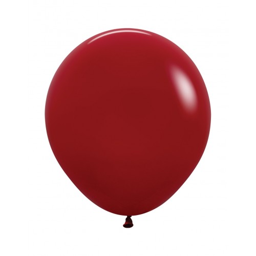 18" Sempertex Imperial Red 016 Latex (25 Per Bag)