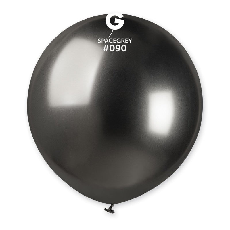 15" Gemar Shiny Space Grey #090 Latex Balloons Ireland