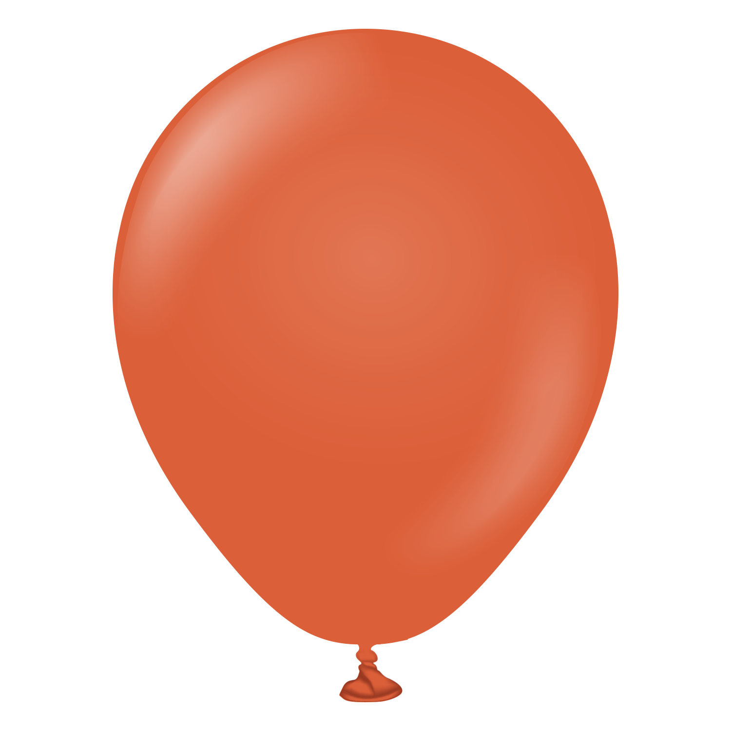 5" Kalisan Retro Rust Orange Latex Balloons Ireland